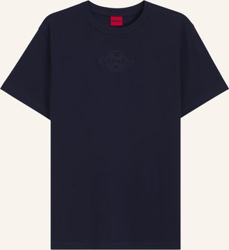 HUGO BOSS Hugo T-Shirts Damacia_8 Regular Fit blau