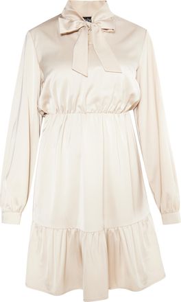 Usha Midikleid mit Volant Damen Beige