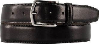 HUGO BOSS Herren Gürtel braun Glattleder