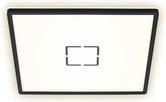 Briloner Briloner Leuchten - LED Deckenleuchte, Deckenlampe mit Hintergrundbeleuchtungseffekt, 22 W, 3.000 Lumen, 4.000 Kelvin, Quadratisch, Wei&szlig;-Schwarz, 420x