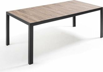 Oviala Oviala - Gartentisch aus Aluminium und Keramik Grau - Tivoli