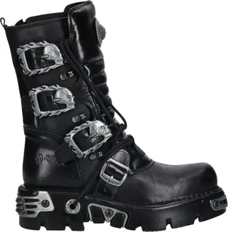 New Rock Femme, Chaussures, Noir, Taille: 36 EU Bottes &agrave; cheville