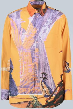 Valentino Bedrucktes Hemd Yellow City