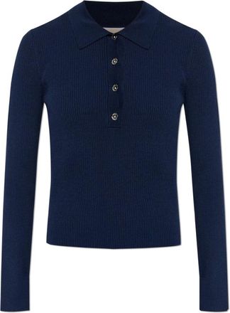 Michael Kors Femme, Pulls, Bleu, Taille: 44 FR Polo Chemises