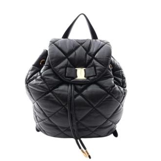 Ferragamo Pre-owned Backpack - - Pre-owned - Damen - Schwarzk - ONE SIZE