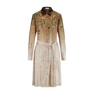 Riani Midi-Hemdblusenkleid - - Dresses - Damen - Mehrfarbig - 2XL