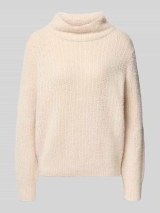 Monari Regular Fit Strickpullover mit Stehkragen