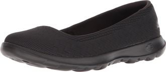 Skechers Damen GO Walk LITE Ballerinas, Schwarz, 36.5 EU