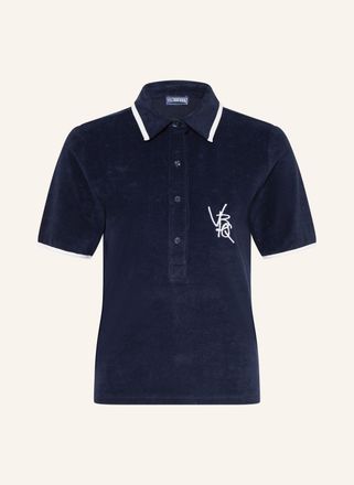 Vilebrequin Frottee-Poloshirt Lizea blau