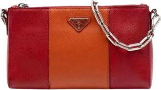 Prada Sac bandouli&egrave;re Saffiano Pre-owned - Femme - Pre-owned - Multicolore - Taille: ONE Size