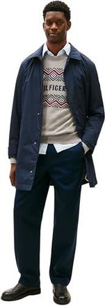 Tommy Hilfiger LW Packable Carcoat Mw0Mw42569 Autres Manteaux, Blue (Desert Sky), XXL Homme