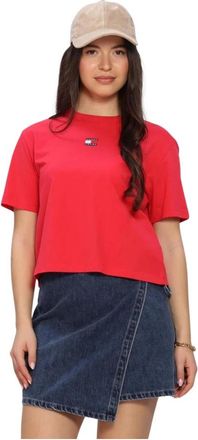 Tommy Jeans Damen, Oberteile, Rot, XSGr&ouml;&szlig;e