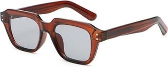 Generic Lunettes De Soleil Polaris&eacute;es &Agrave; Monture Carr&eacute;e For Hommes Et Femmes, Id&eacute;ales For Les Photos De Vacances, La Conduite Et Les Sports De Plein Air.(Brown