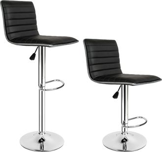TecTake 800178 Barhocker, Tresenhocker, stufenlos höhenverstellbar - Diverse Modelle - (2X Johannes | Nr. 401561)