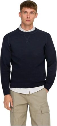 Only & Sons Only & Sons, Homme, Pulls, Bleu, Taille: XS Pull col rond homme