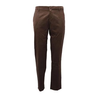 Dondup Baumwollhose mit Muster Modell Gaubert - - Trousers - Herren - Braun - W30