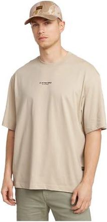 G-Star G-Star Homme T-Shirt Overdyed Center Chest Boxy, Beige (dk brick D24780-C336-1214), XXL