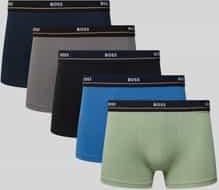 HUGO BOSS Trunks aus Baumwoll-Mix im 5er-Pack Modell ESSENTIAL