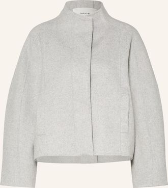 OPUS Kastenjacke Hatura grau