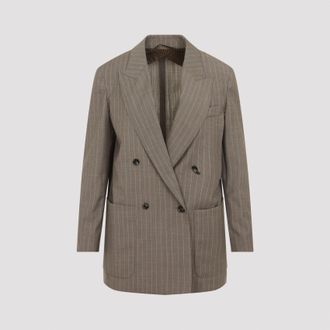 Max Mara Acciaio Pinstripe Jacket