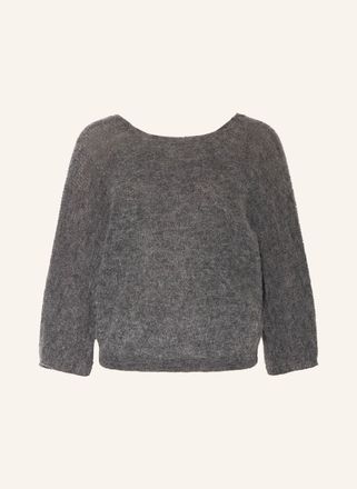BA&SH Ba&Sh Pullover Isaac Mit Mohair grau