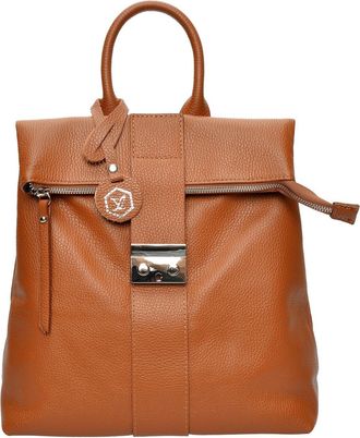 Luisa Vannini Braun Rindsledertasche