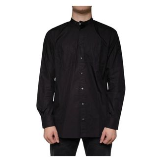 Dolce & Gabbana Homme, Chemises, Noir, Taille: S Button Down Shirt