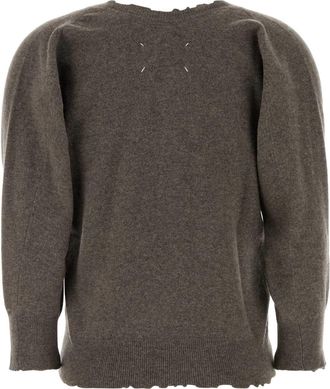 Maison Margiela Mud Exterior: Virgin Wool Felpe Sweater