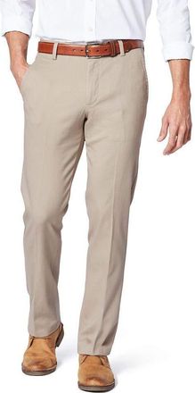 Dockers Herren Signature Khaki Slim Fit Pants Refined Chinos, British Khaki, 28W / 32L