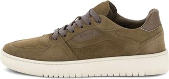 Boggi Milano Homme, Chaussures, Vert, Taille: 40 EU Origin Baskets en Cuir Su&egrave;de