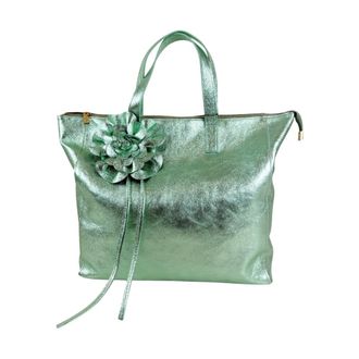 M*BRC M*Brc, Femme, Sacs, Vert, Taille: ONE Size Camelia Shopping Metal