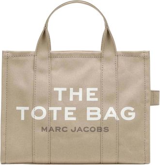 Marc Jacobs Femme, Sacs, Beige, Taille: ONE Size Tote Bag Moyenne en Toile