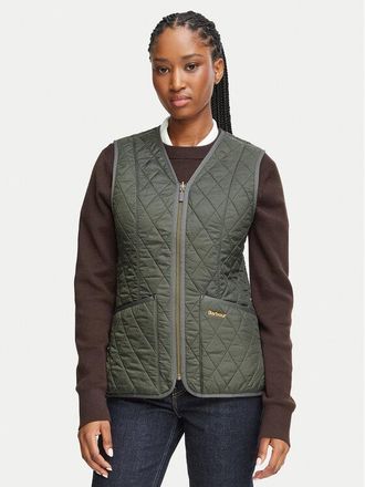 Barbour Bodywarmer Fleece Betty LLI0003OL71 Dunkelgr&uuml;n Regular Fit