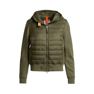 Parajumpers Femme, Sweatshirts et sweats &agrave; capuche, Vert, Taille: 36 FR Caelie Hybrid Sweat