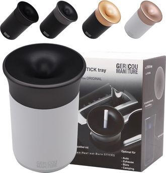 Gc German Couture Stickbecher Auto-Aschenbecher kompatibel mit IQOS ILUMA PRIME TEREA Sticks u. Heets-Sticks + Glo Hyper Pro Air neo-Sticks u. f&uuml;r PLOOM 