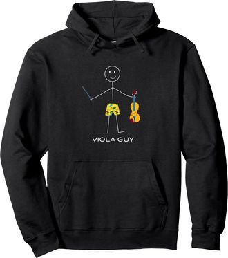 Whyitsme Design Lustiger Herren Viola Guy, Jungen Violist Viola Player Pullover Hoodie