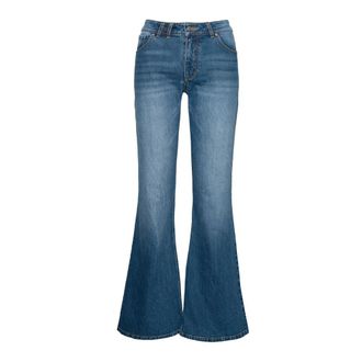 H&eacute;st H&eacute;st, Femme, Jeans, Bleu, Taille: 36 FR Bootcut Denim Bleu Pantalons/Shorts Tiss&eacute;s
