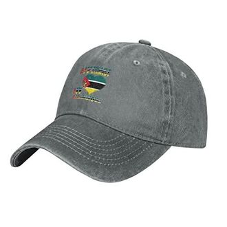 Generic Mon Coeur, Mon Pays, Mon Mozambique Homme Femme Casquettes Snapback Soft Hip-Hop Cap Anti UV Snapback Cap pour Ext&eacute;rieur Cyclisme Toutes Les Saisons
