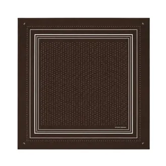 Officine G&eacute;n&eacute;rale 85x85 Schal - - Accessories - Herren - Braun - ONE SIZE