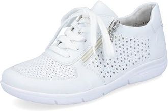 Rieker Femme L7405 à Lacets, Blanc, 42 EU
