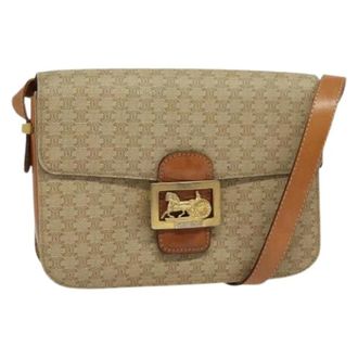 Celine Sac bandouli&egrave;re Vintage Pre-owned - Femme - Pre-owned - Beige - Taille: ONE Size