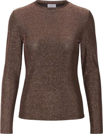 Saint Tropez Femme, Tops, Brun, Taille: 38 FR Long Sleeve Hauts