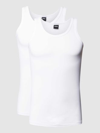 HUGO BOSS Tank Top mit Label-Detail im 2er-Pack Modell Modern