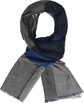 Tom Rusborg Leichter Schal aus Baumwolle mit Karomuster in