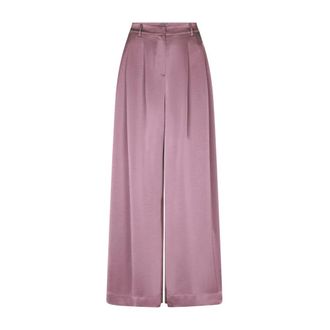Dante6 Onique Wide-Leg Satin Hose - - Trousers - Damen - Rosa - S