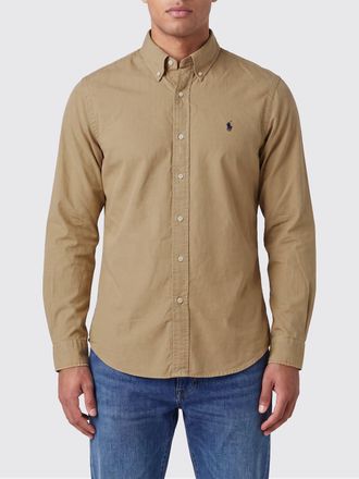 Polo Ralph Lauren Baumwollhemd mit Button-Down-Kragen und Logo