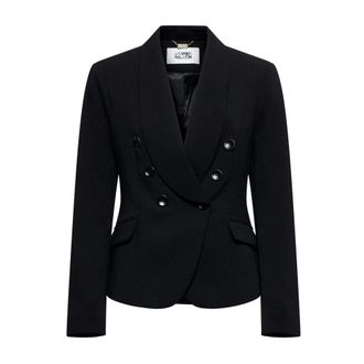 Silvian Heach Doppelreihiger Blazer mit taillierter Passform - - Jackets - Damen - Schwarzk - XS