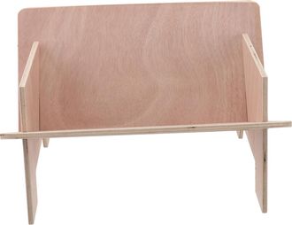 Soimiss Einfaches Kleines Kreatives Holz Bücherregal Schreibtisch Organizer Stabiles Dokumentenregal Für Büro Und Wohnheim