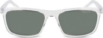Nike lunettes de soleil Embar &agrave; monture rectangulaire - Blanc
