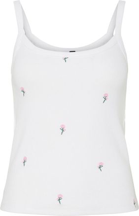 Pieces Pcmay Strap Embroidery Top JRS Bc